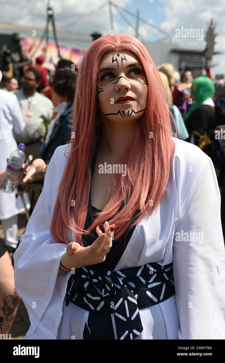 LONDON, ENGLAND - MAY 25 2024: Thousands attends the MCM Comic Con ...