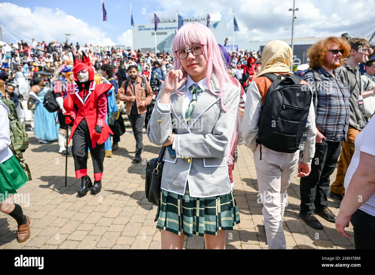LONDON, ENGLAND - MAY 25 2024: Thousands attends the MCM Comic Con ...