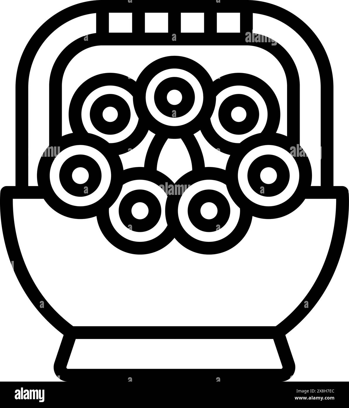 Simple line drawing in black and white depicting a bouquet of flowers ...