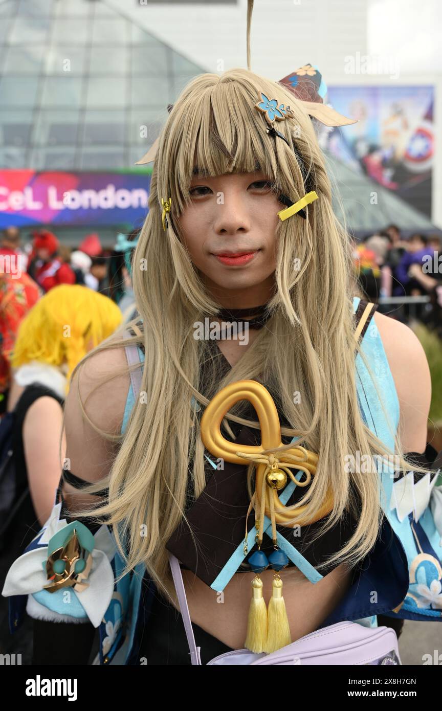 LONDON, ENGLAND - MAY 25 2024: Thousands attends the MCM Comic Con ...