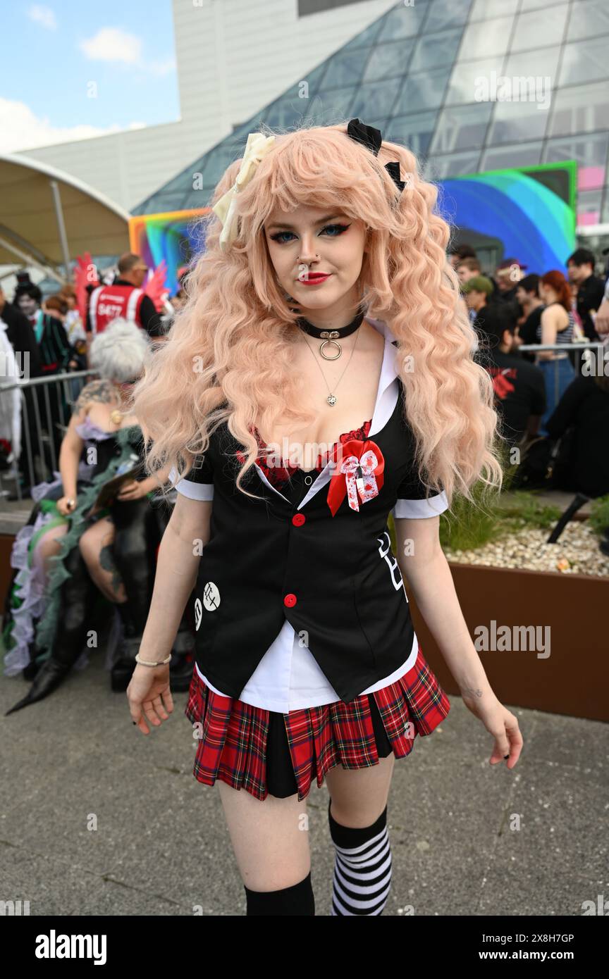 LONDON, ENGLAND - MAY 25 2024: Thousands attends the MCM Comic Con ...