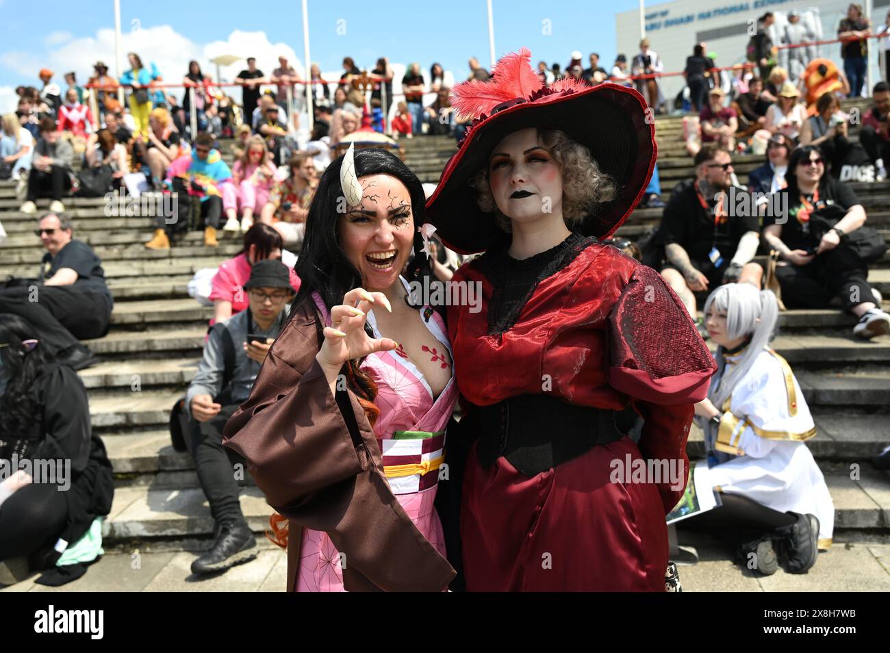 LONDON, ENGLAND - MAY 25 2024: Thousands attends the MCM Comic Con ...