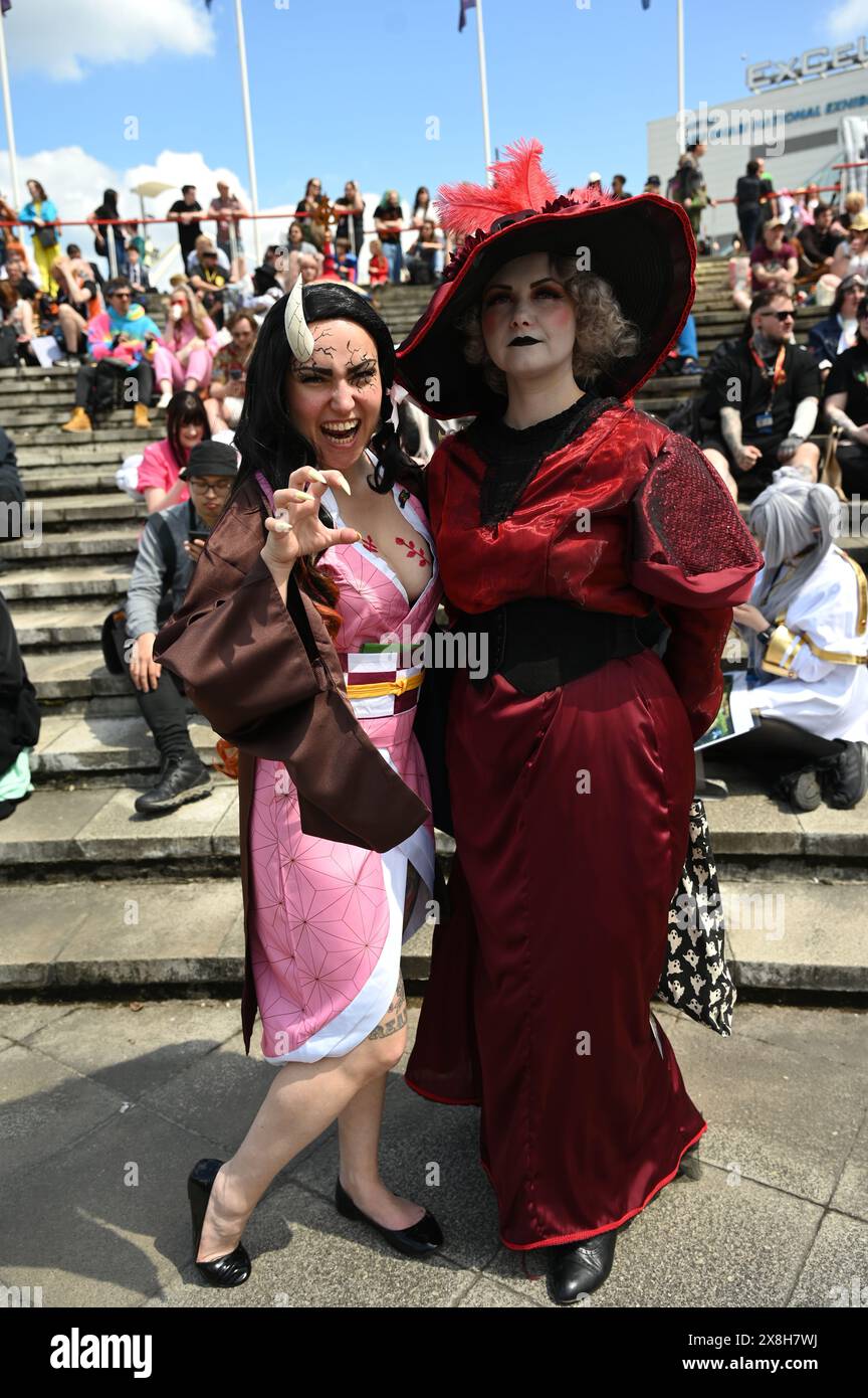 LONDON, ENGLAND - MAY 25 2024: Thousands attends the MCM Comic Con ...