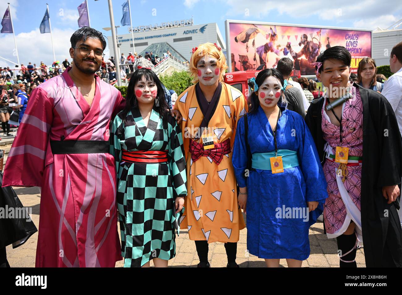 LONDON, ENGLAND - MAY 25 2024: Thousands attends the MCM Comic Con ...