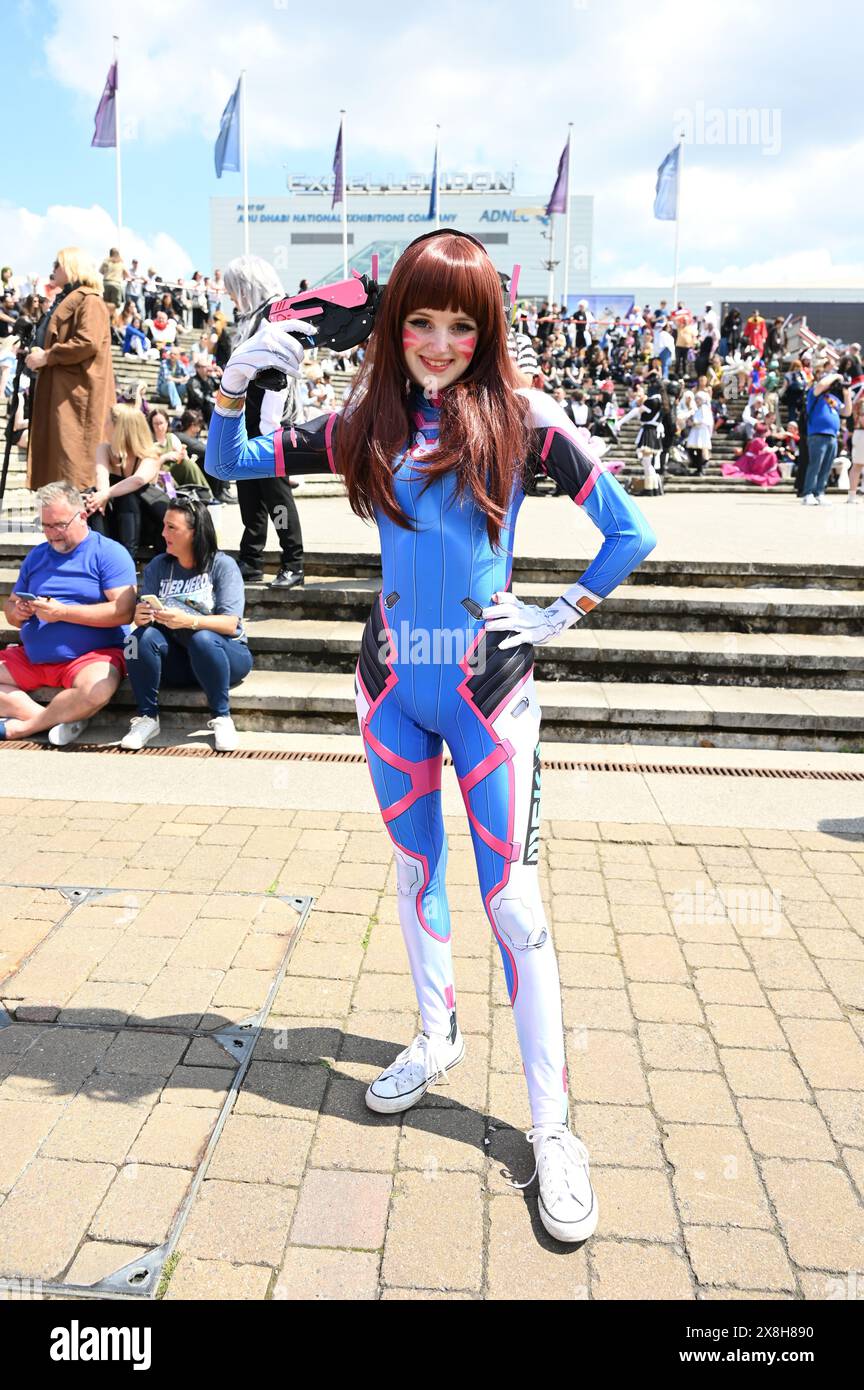 LONDON, ENGLAND - MAY 25 2024: Thousands attends the MCM Comic Con ... LONDON, ENGLAND - MAY 25 2024: Thousands attends the MCM Comic Con ...