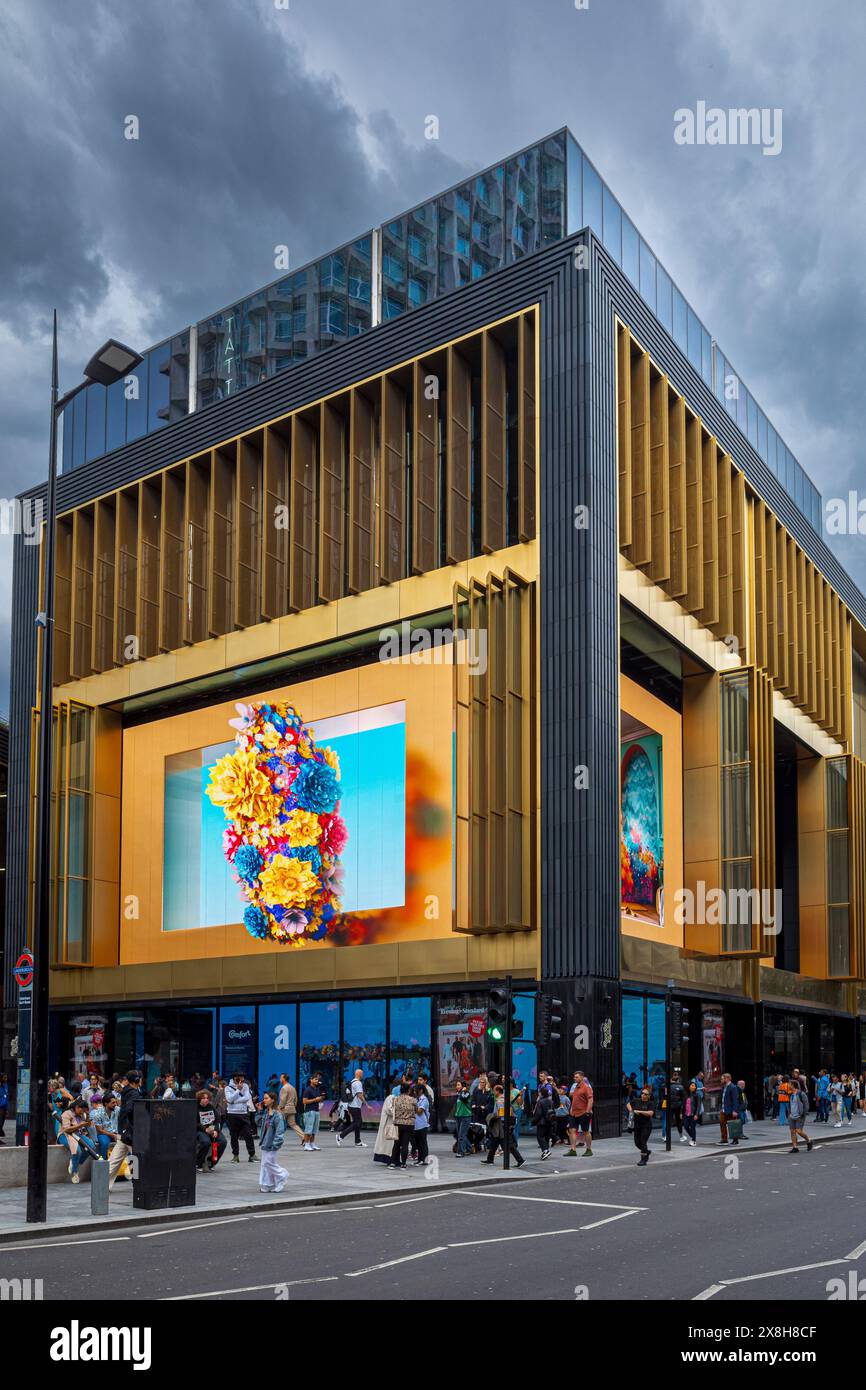 Outernet London Now Building development, West End, London. Includes a ...