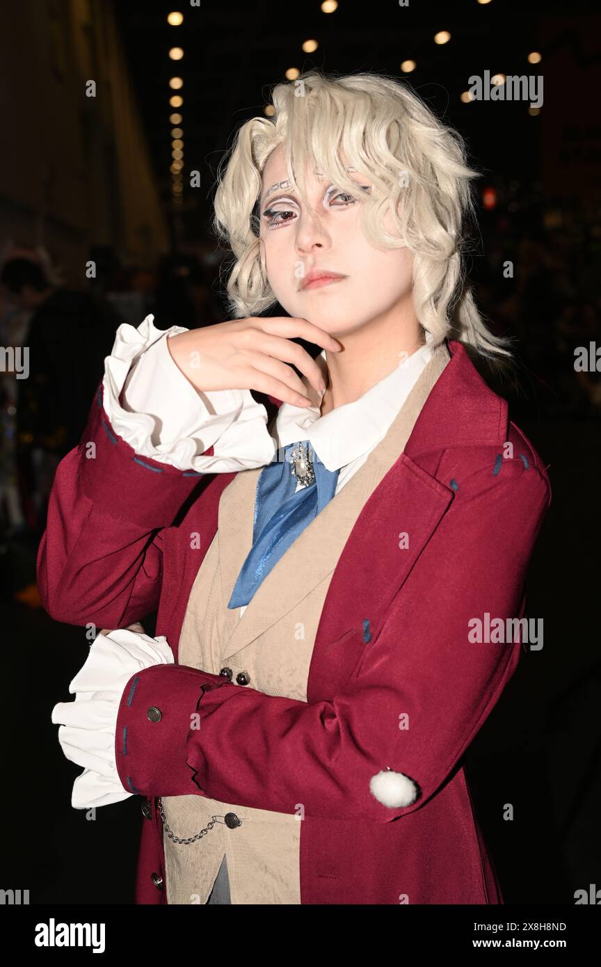 LONDON, ENGLAND - MAY 25 2024: Thousands attends the MCM Comic Con ... LONDON, ENGLAND - MAY 25 2024: Thousands attends the MCM Comic Con ...