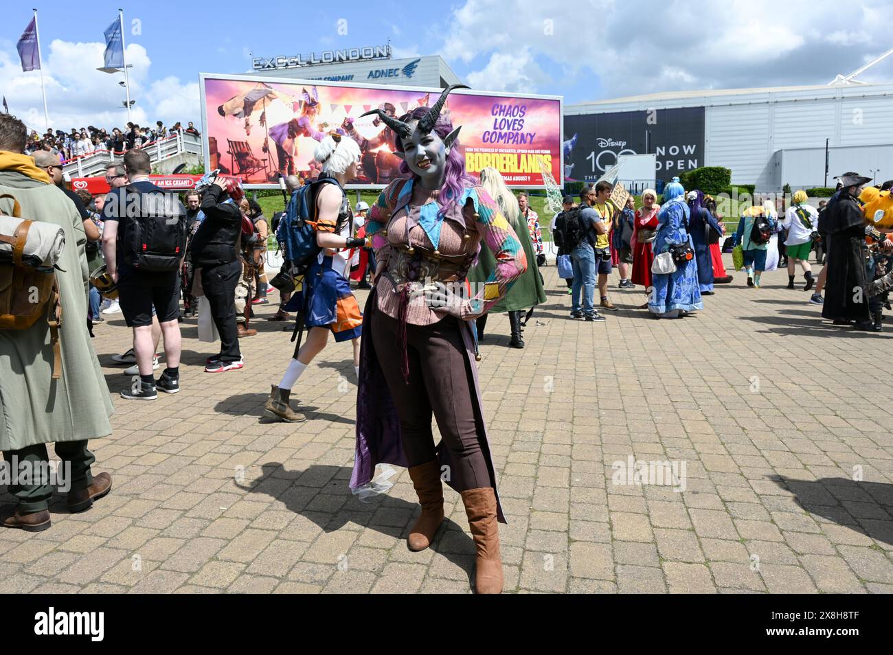 LONDON, ENGLAND - MAY 25 2024: Thousands attends the MCM Comic Con ...