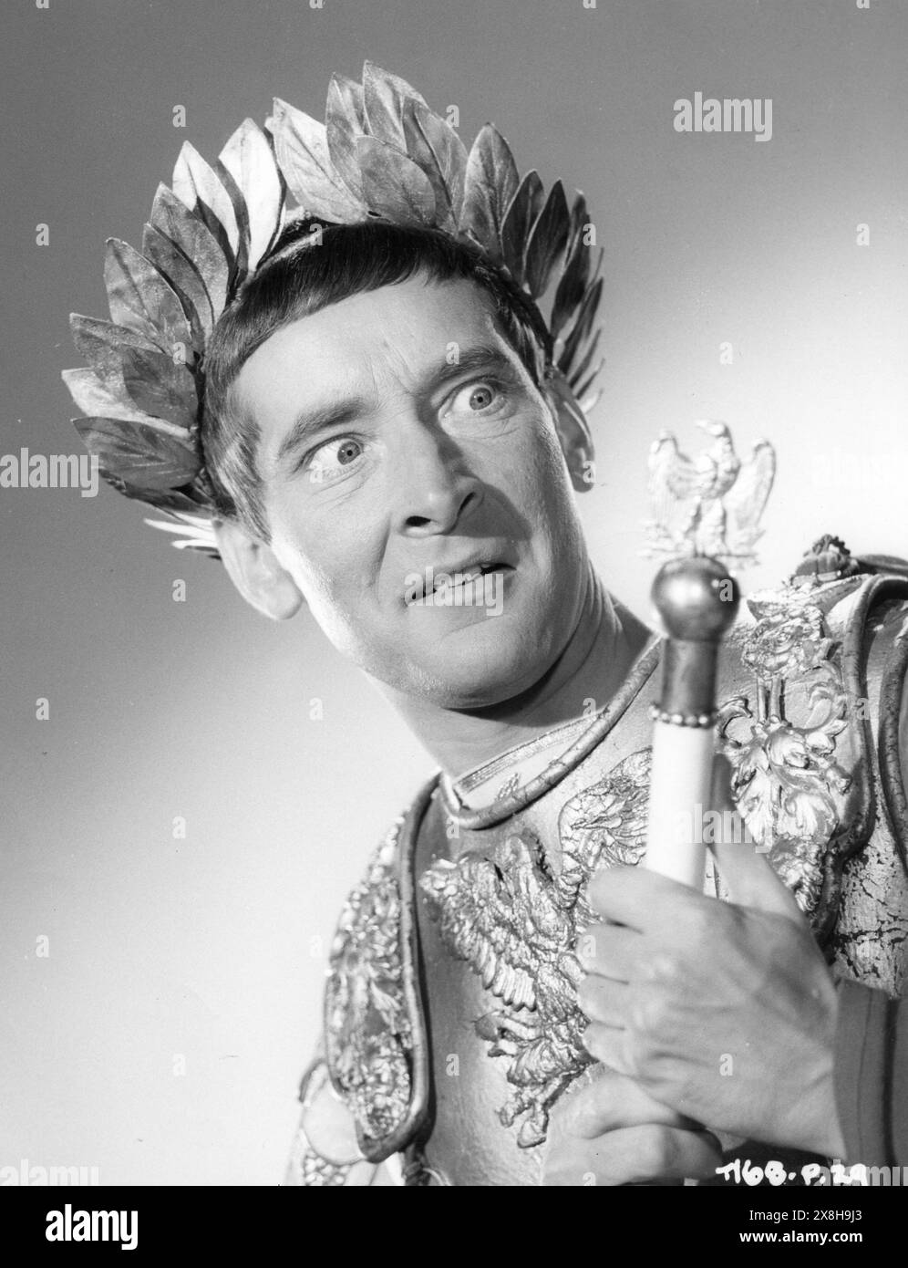 A publicity portrait of KENNETH WILLIAMS as Julius Caesar in CARRY ON ...
