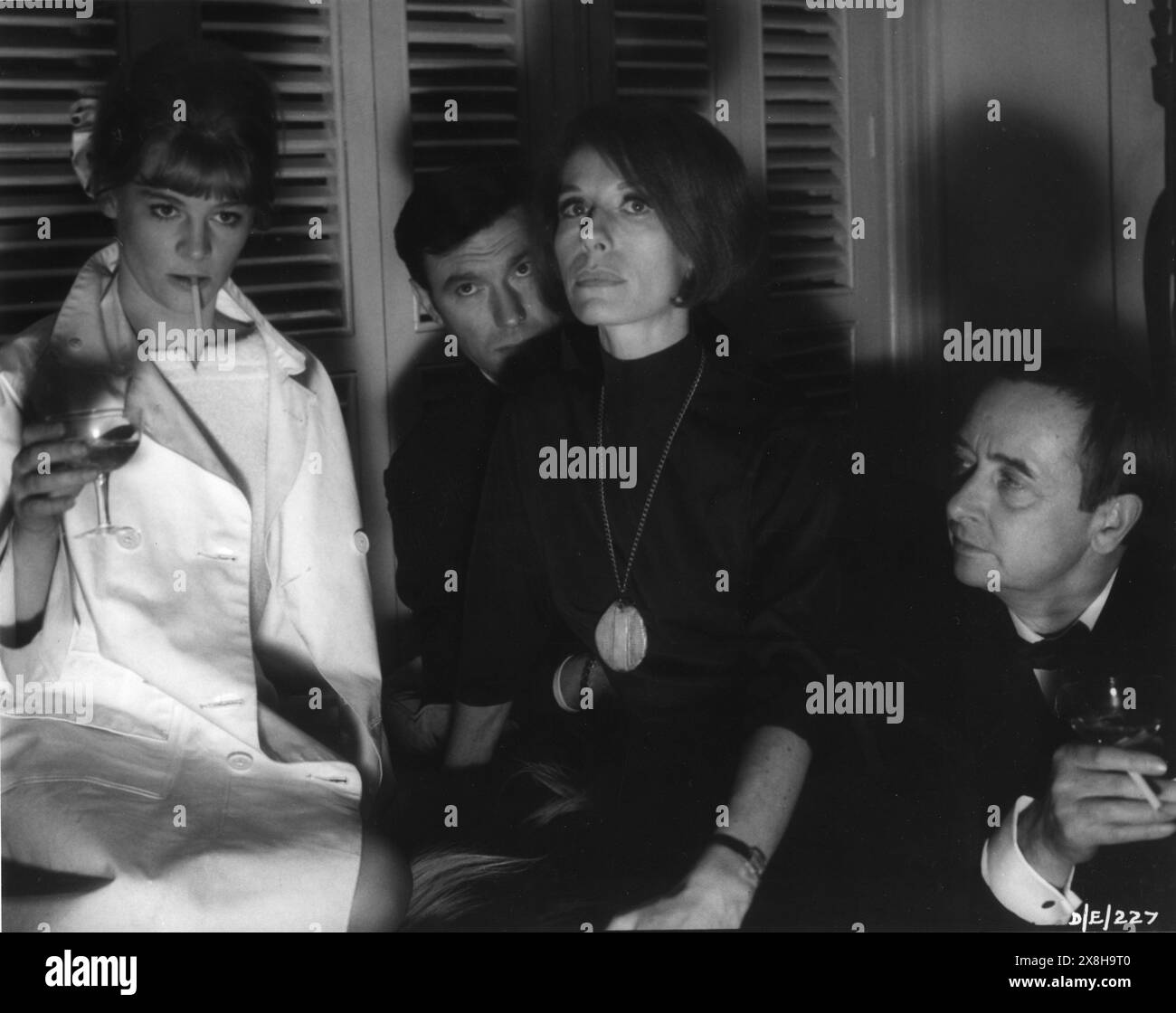 British Actress JULIE CHRISTIE and LAURENCE HARVEY in a scene from ...