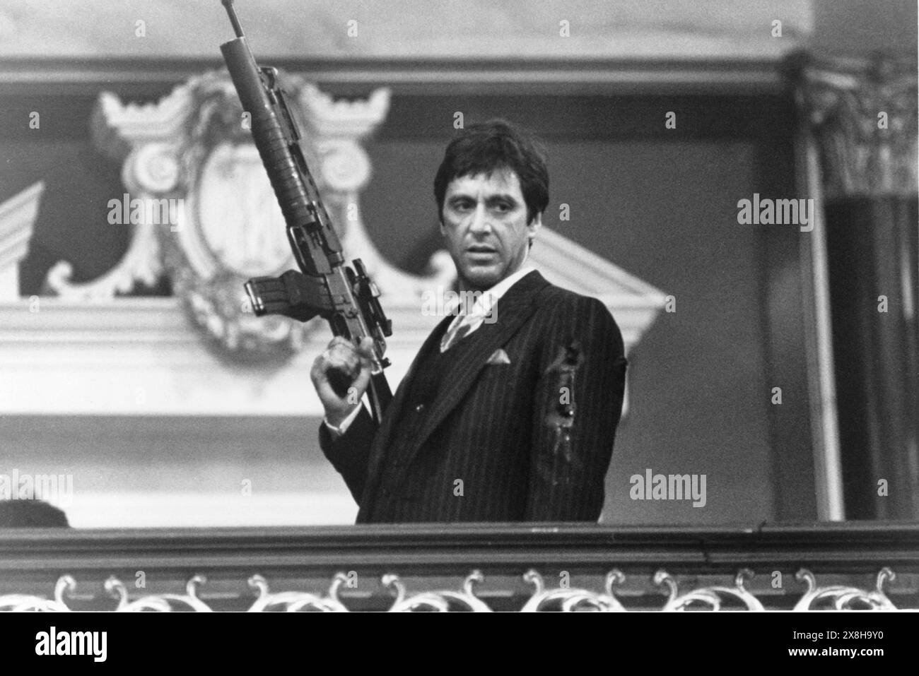 A portrait of AL PACINO as Tony Montana in SCARFACE 1983 Director BRIAN ...