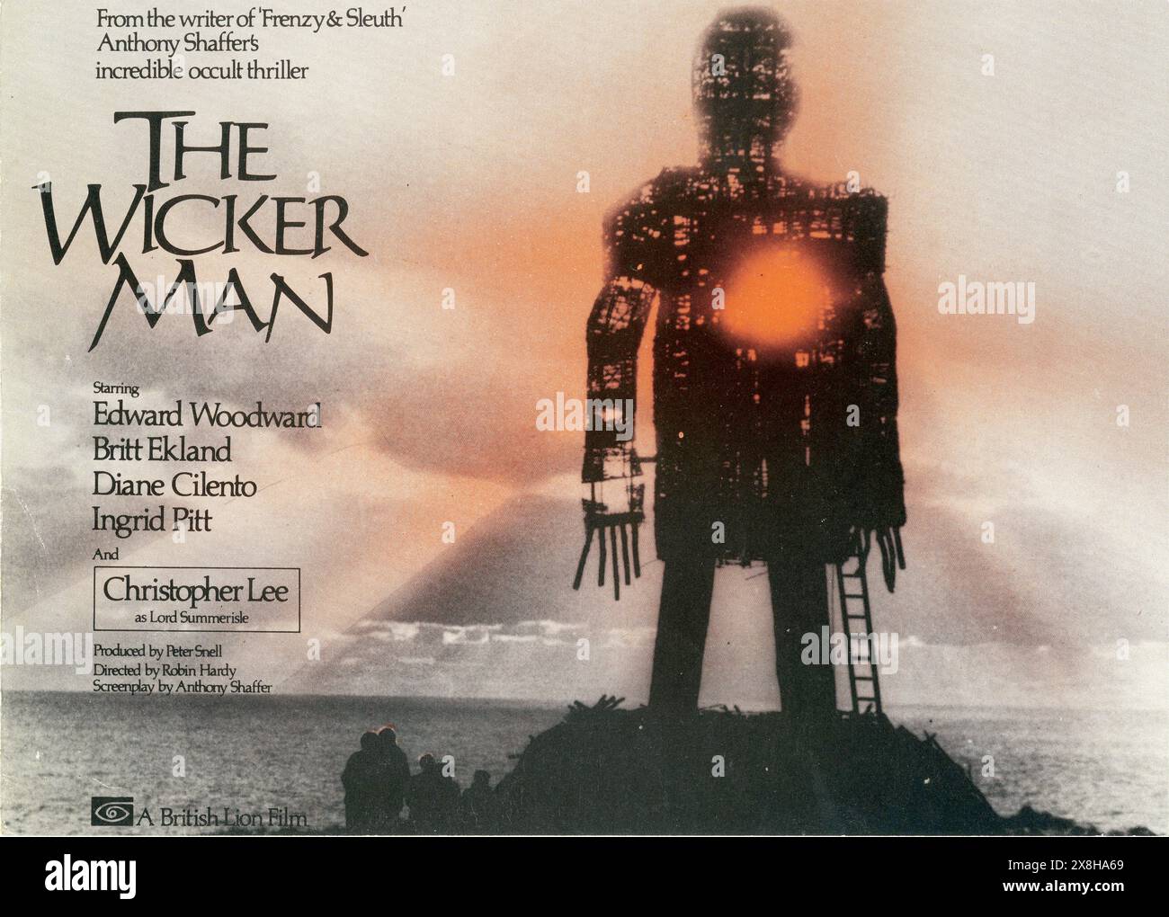 Original poster art for THE WICKER MAN 1973 Director ROBIN HARDY ...