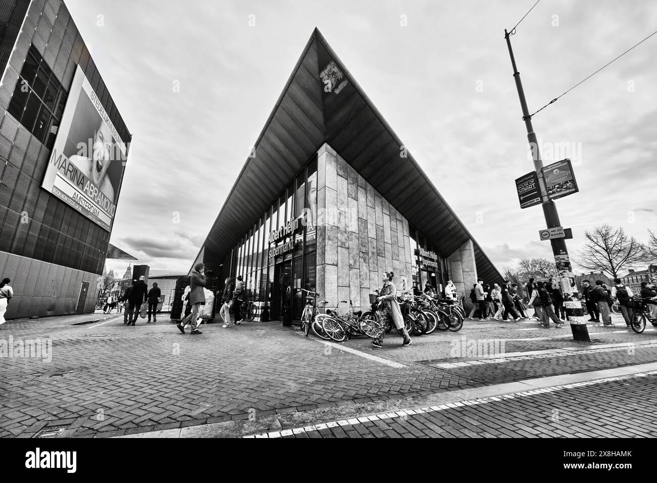 Netherlands, Amsterdam - April 10, 2024: Albert Heijn supermarket ...