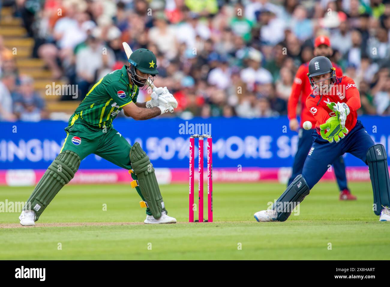 Babar azam batting hi-res stock photography and images - Alamy