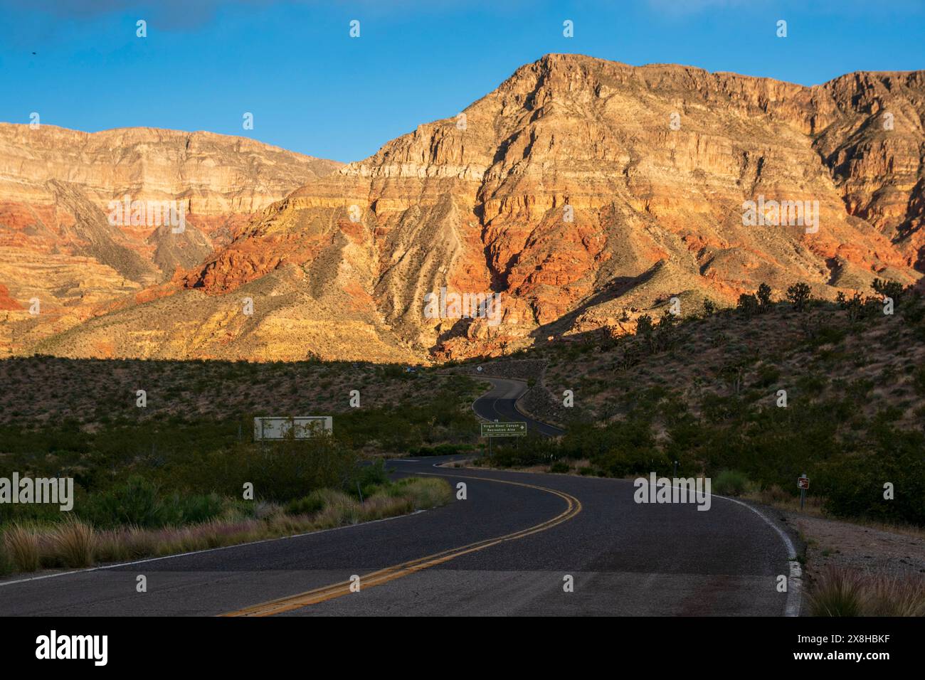 The road through the Virgin River Gorge into St. George, UT, is a ...