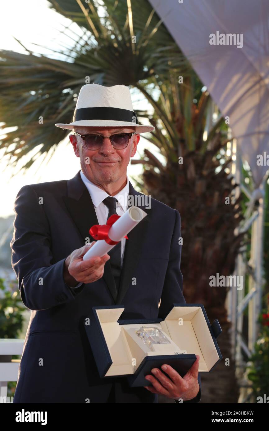 Cannes, France. 25th May, 2024. Director Jacques Audiard wins the Jury ...