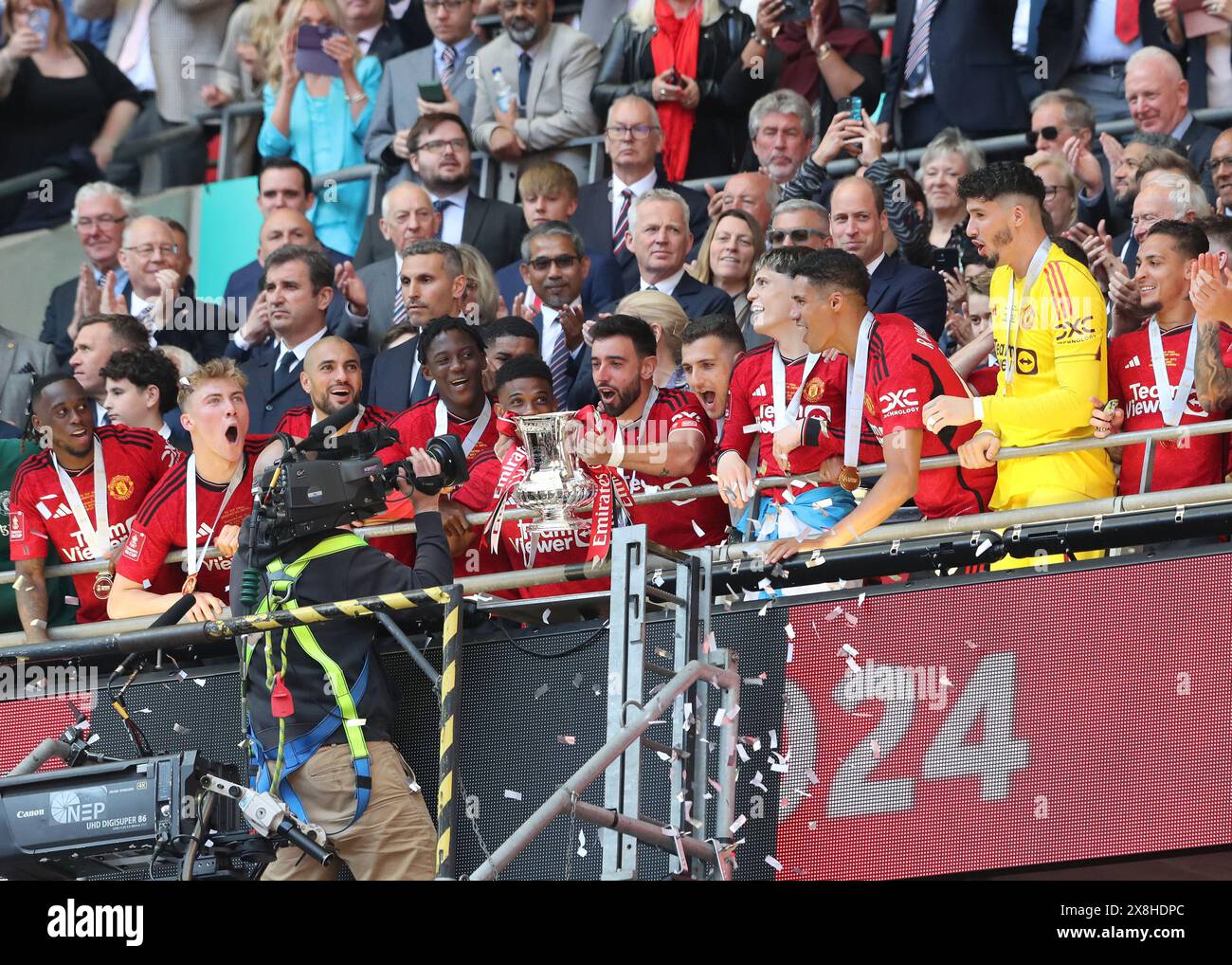 Wembley Stadium, London, UK. 25th May, 2024. FA Cup Final Football ...