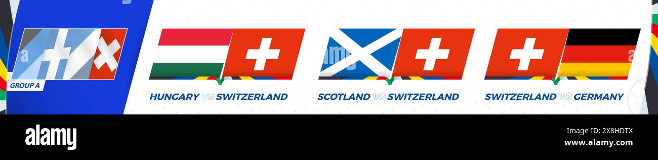 Switzerland football team games in group A of International football ...