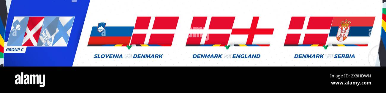Denmark football team games in group C of International football ...