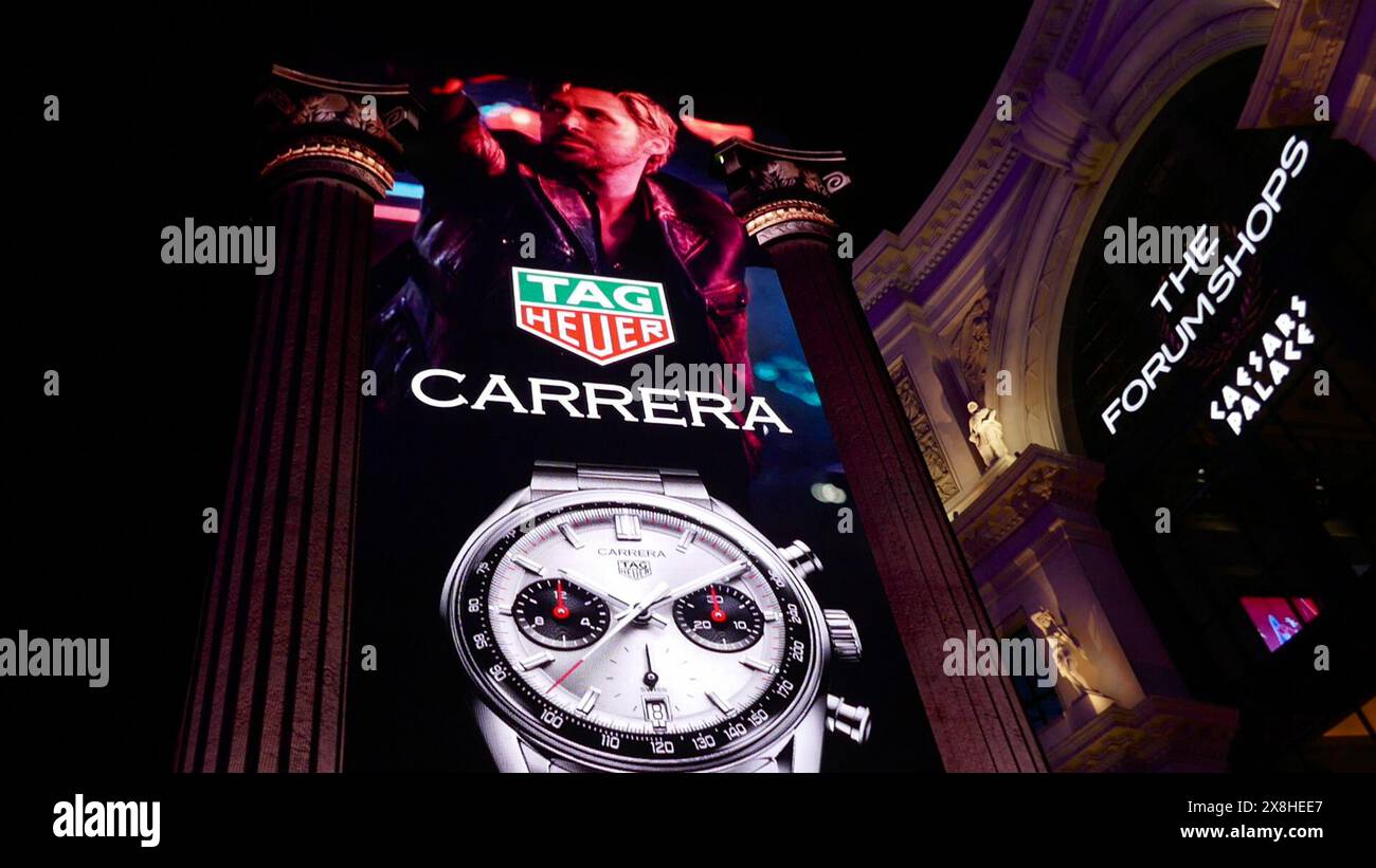 Las Vegas, Nevada, USA 14th May 2024 Actor Ryan Gosling Tag Heuer ...