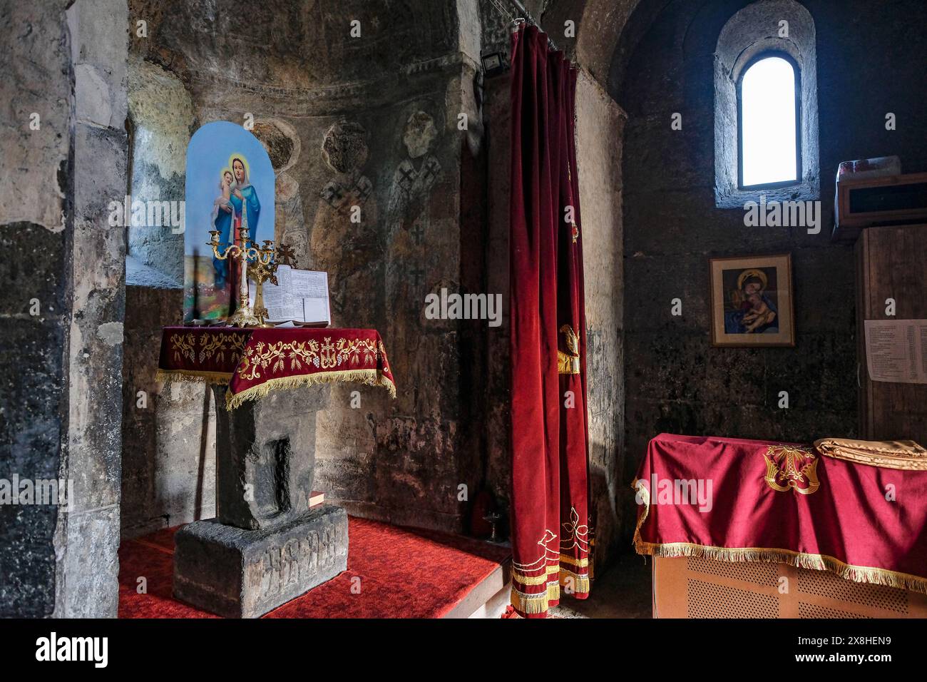 Ashtarak, Armenia - May 21, 2024: Karmravor Church also known as the ...