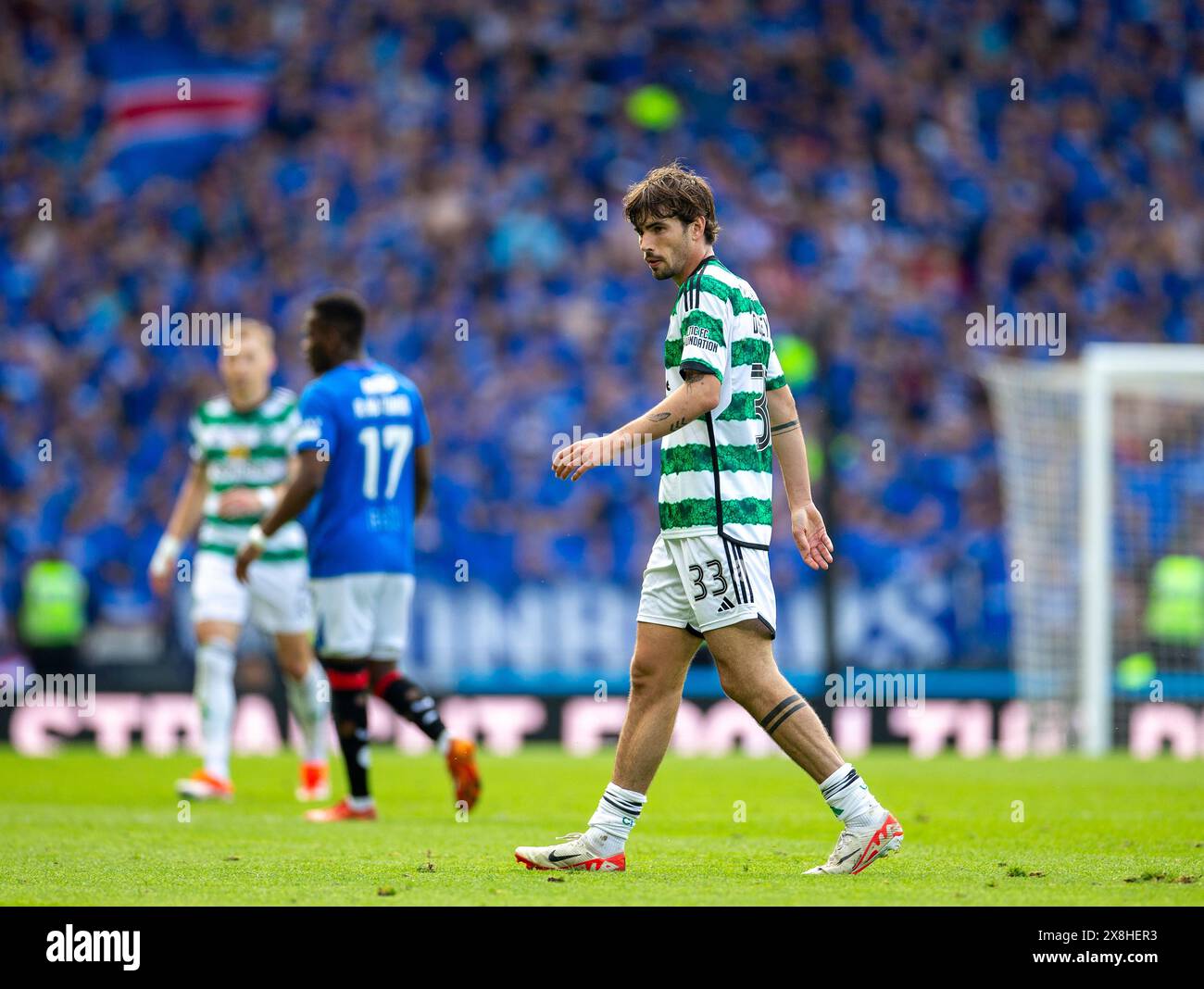 25th May 2024; Hampden Park, Glasgow, Scotland: Scottish Cup Football Final, Celtic versus ...