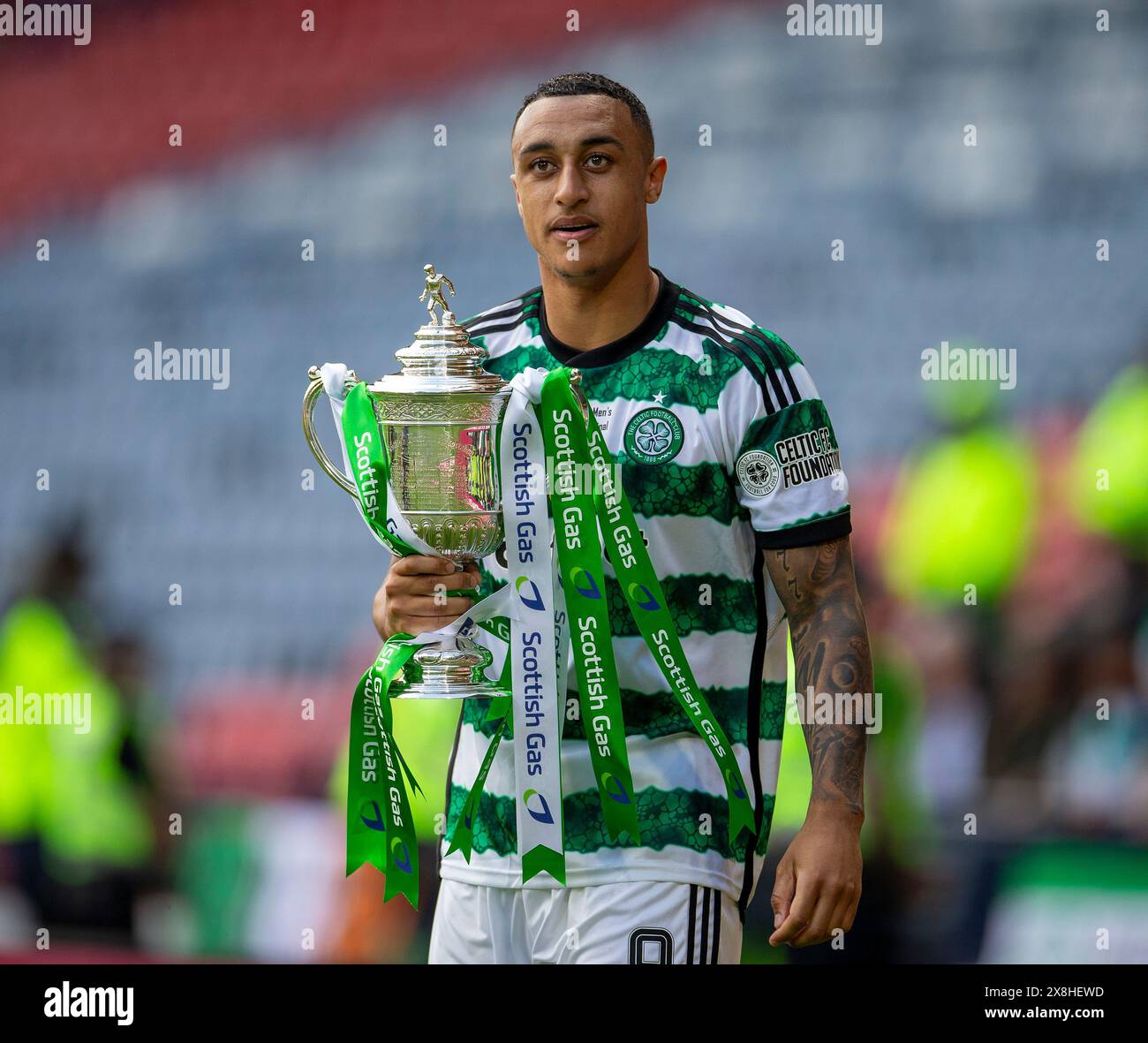 25th May 2024; Hampden Park, Glasgow, Scotland: Scottish Cup Football Final, Celtic versus ...