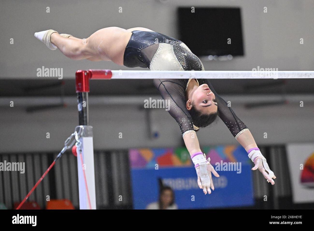 Florence, Italy. 25th May, 2024. Manila Esposito (Fiamme Oro) UB during ...
