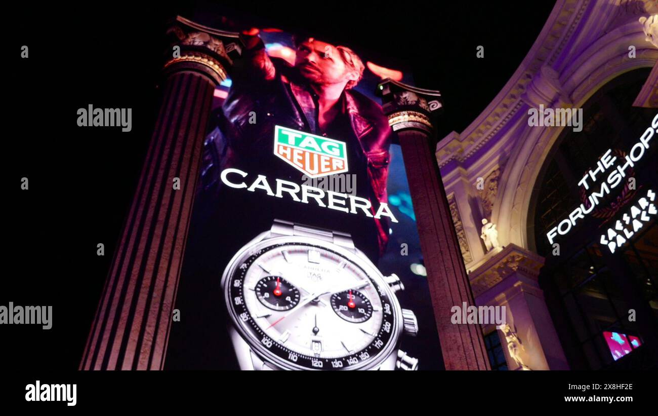 Las Vegas, Nevada, USA 14th May 2024 Actor Ryan Gosling Tag Heuer ...