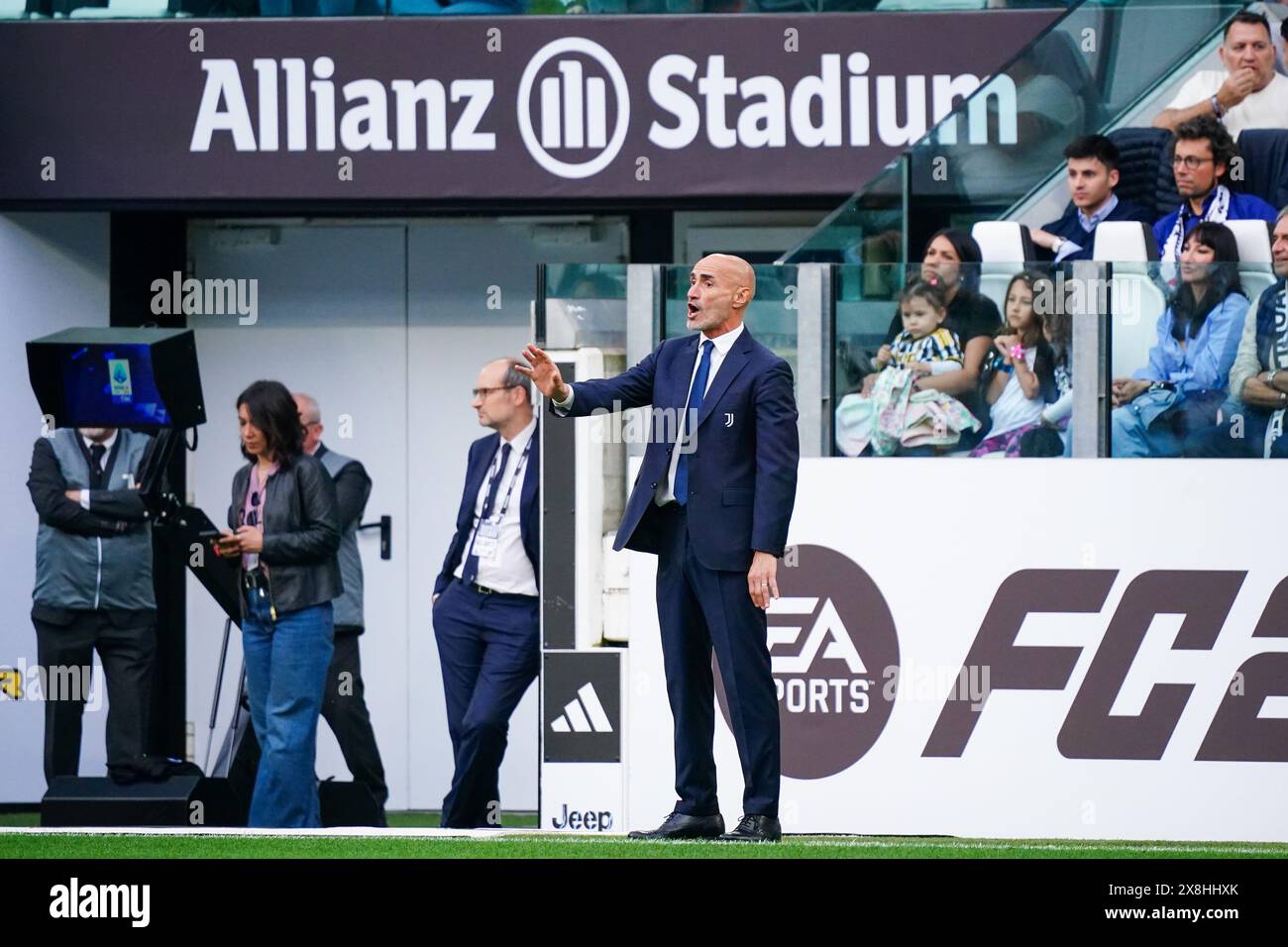 The head coach Paolo Montero (Juventus FC) during the Italian ...