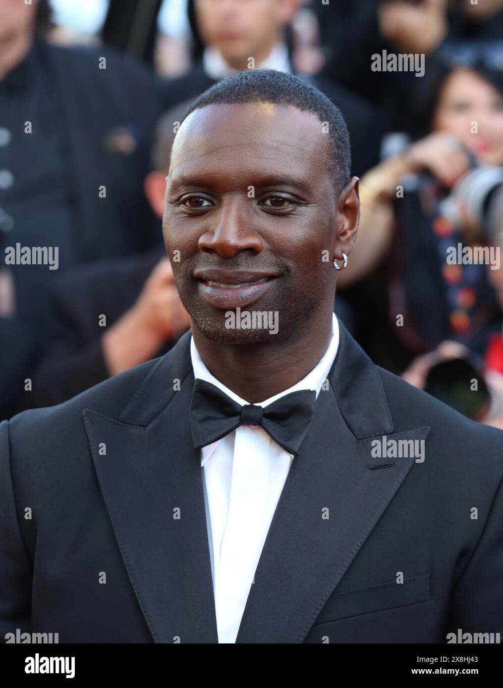 Cannes, France, 25th May, 2024. Omar Sy arriving on the red carpet for ...