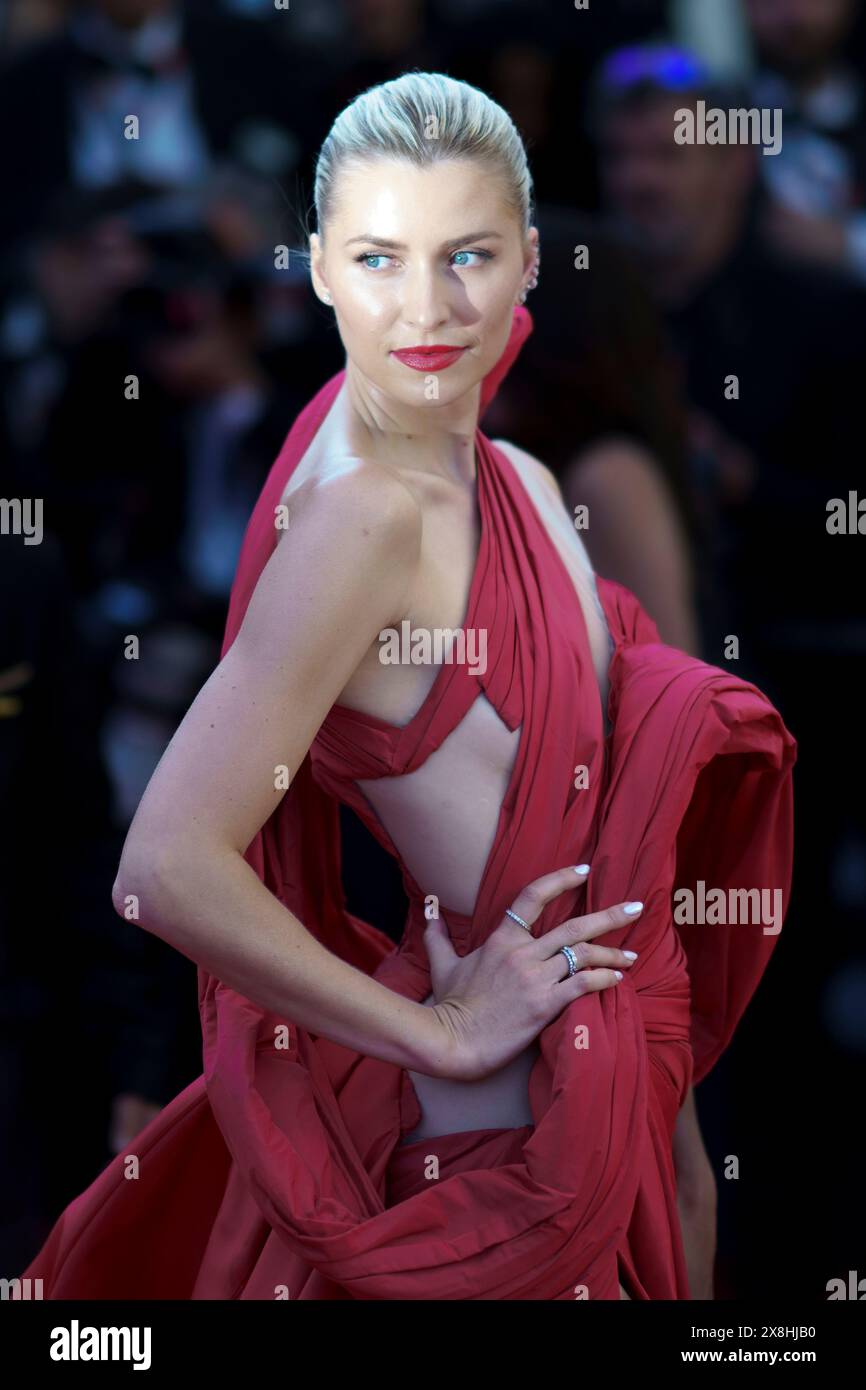Cannes, France. 25th May, 2024. Lena Gercke attends the Red Carpet of ...
