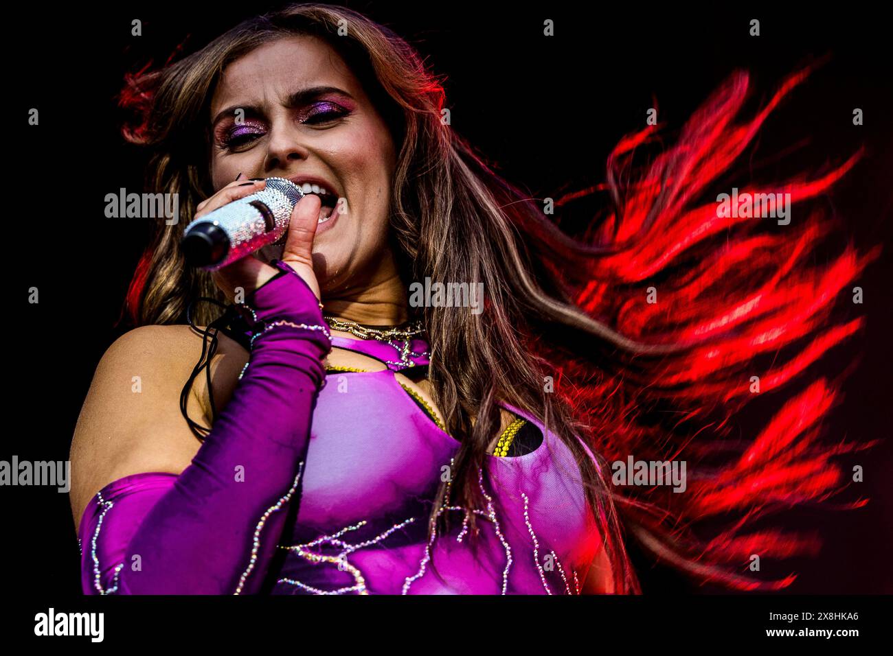 Jelling, Denmark. 25th May, 2024. The Canadian singer Nelly Furtado ...