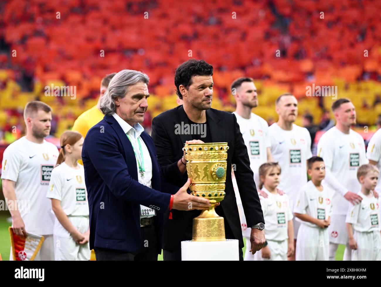 Berlin, Germany. 25th May, 2024. Soccer: DFB Cup, 1. FC Kaiserslautern ...