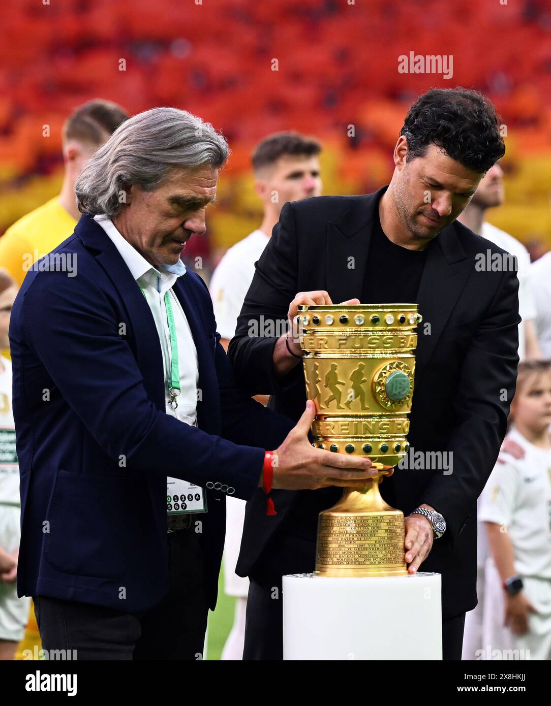 Berlin, Germany. 25th May, 2024. Soccer: DFB Cup, 1. FC Kaiserslautern ...