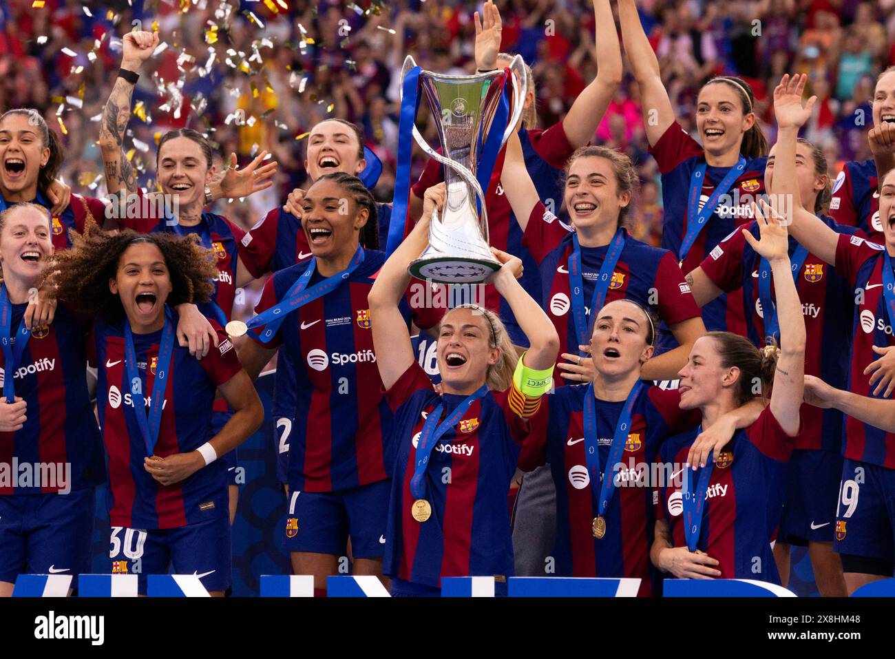 Bilbao, Spain. 25th May, 2024. Bilbao, Spain, May 25th 2024: Alexia ...