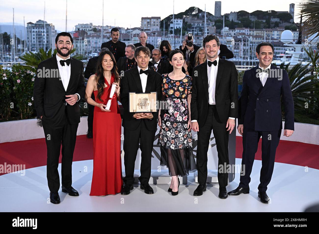 Cannes, France. 25th May, 2024. Vache Tovmasyan, Samantha Quan, Sean ...