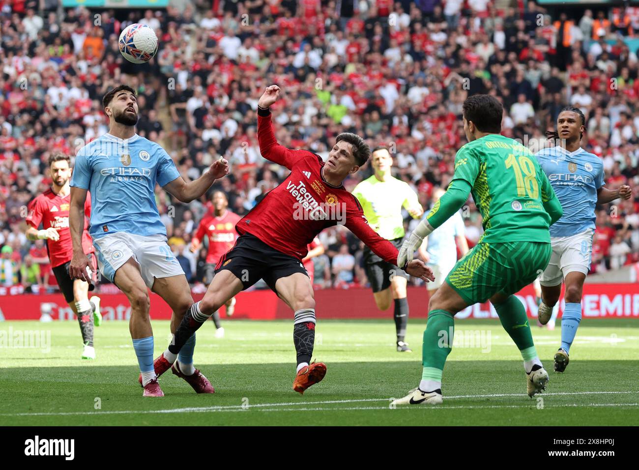 Man united fa cup final 2024 man city hi-res stock photography and ...