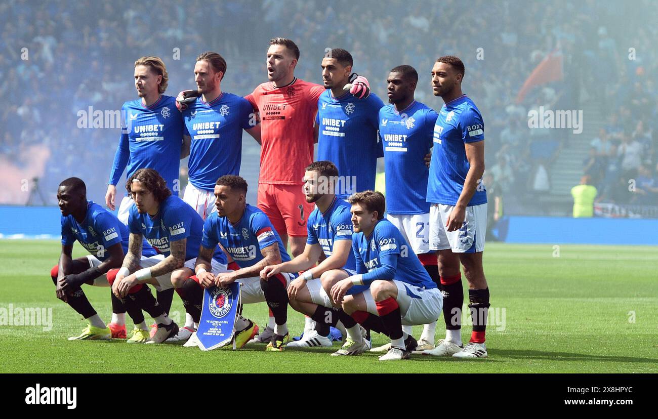 Hampden Park. Glasgow.Scotland, UK. 25th May, 2024. Celtic vs Rangers ... Hampden Park. Glasgow.Scotland, UK. 25th May, 2024. Celtic vs Rangers ...