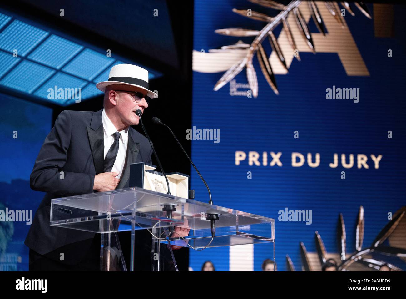 Cannes, France. 26th May, 2024. Jacques Audiard receives the Jury Prize ...