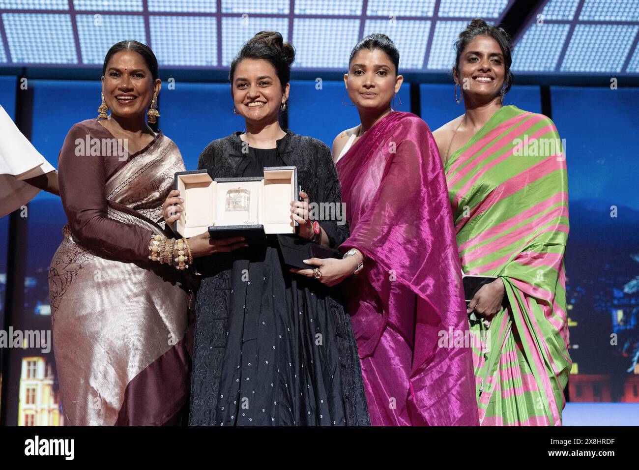 Cannes, France. 26th May, 2024. Kani Kusruti, Chhaya Kadam, Divya ...