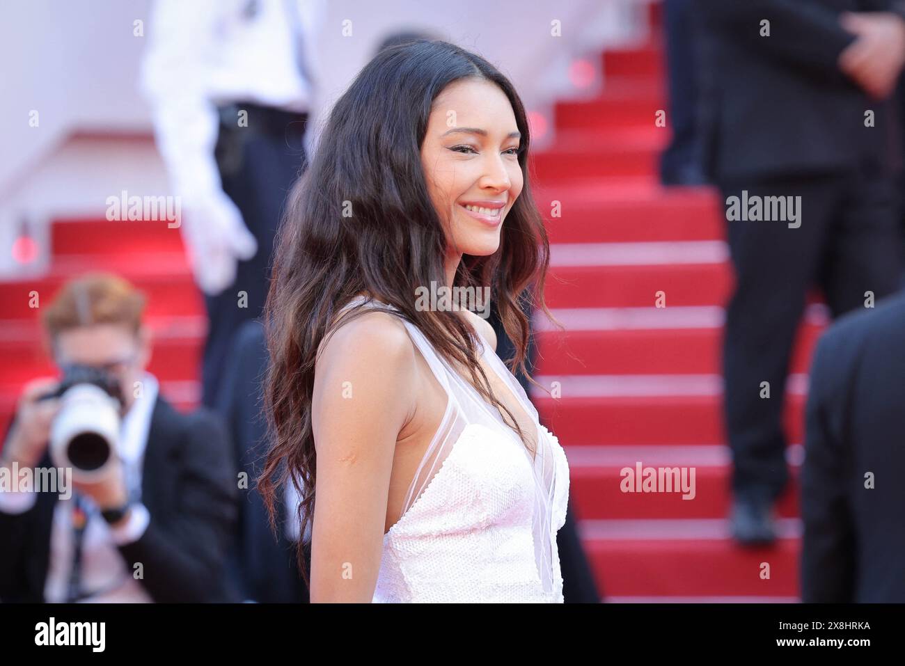 Daniela de Jesus Cosio attending the Red Carpet of the closing ceremony ...