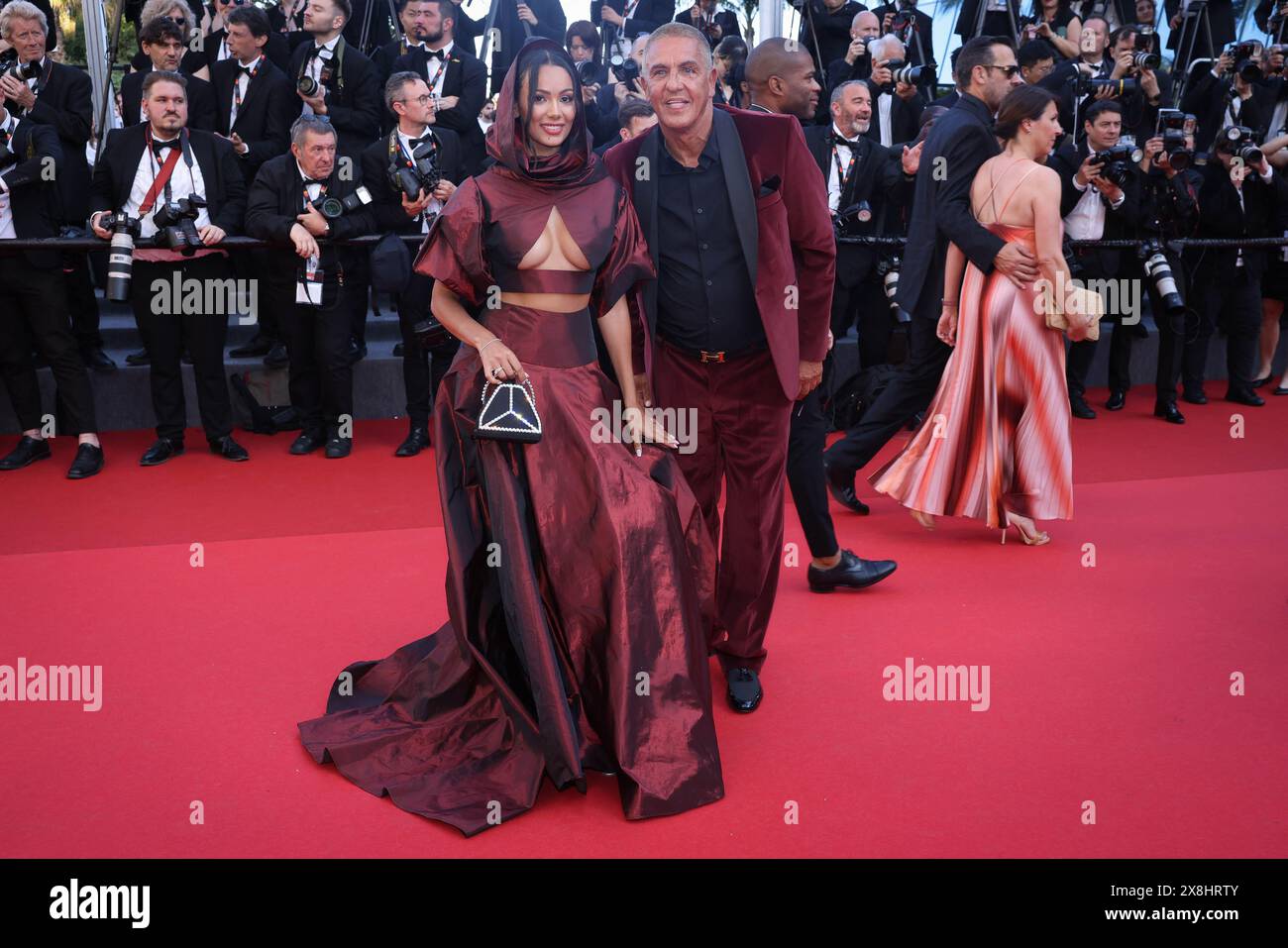 Cannes, France. 25th May, 2024. Sofia Athena and Samy Naceri attend the ...