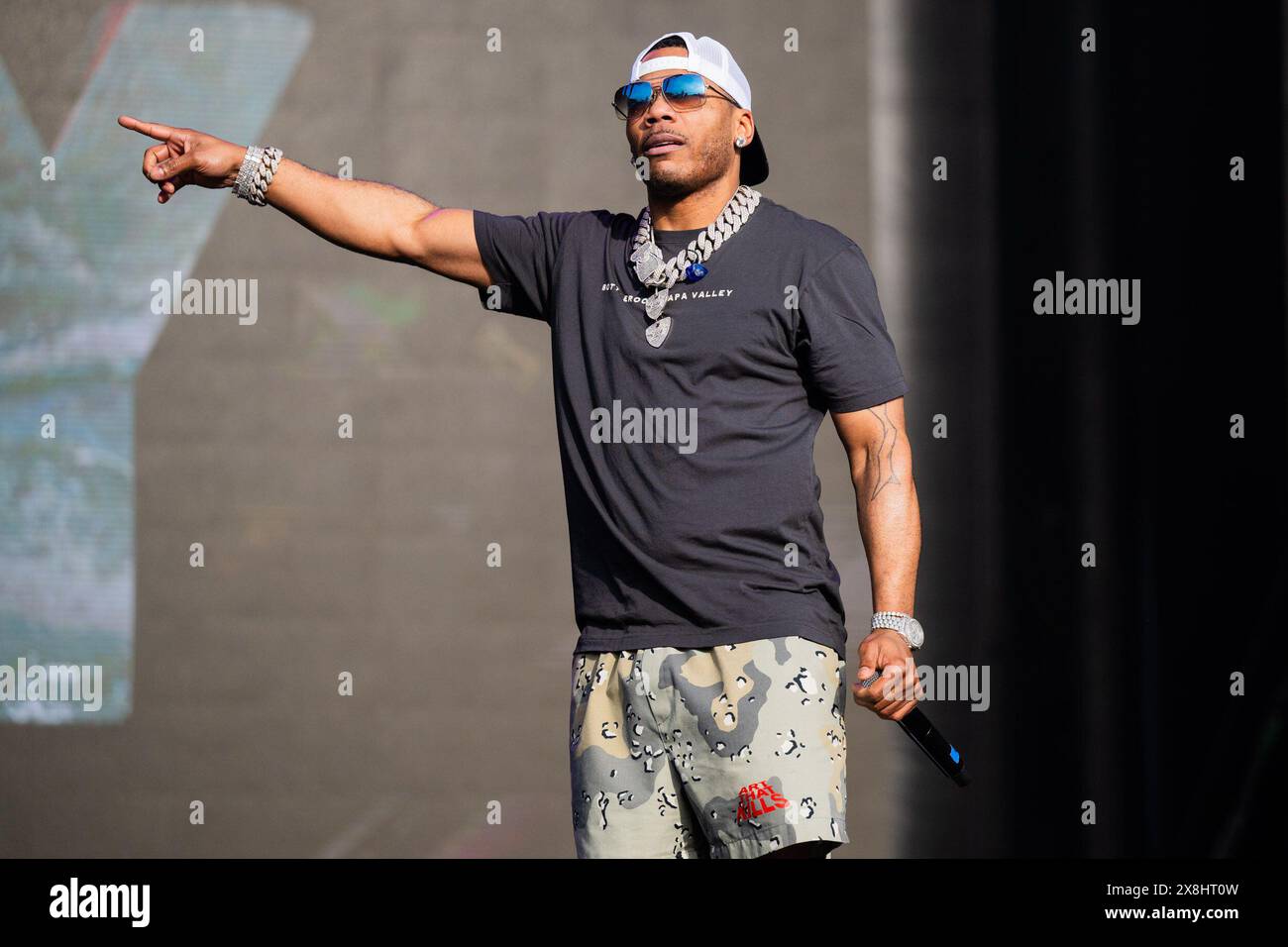 Nelly performs on Day 1 of BottleRock Napa Valley at Napa Valley Expo ...