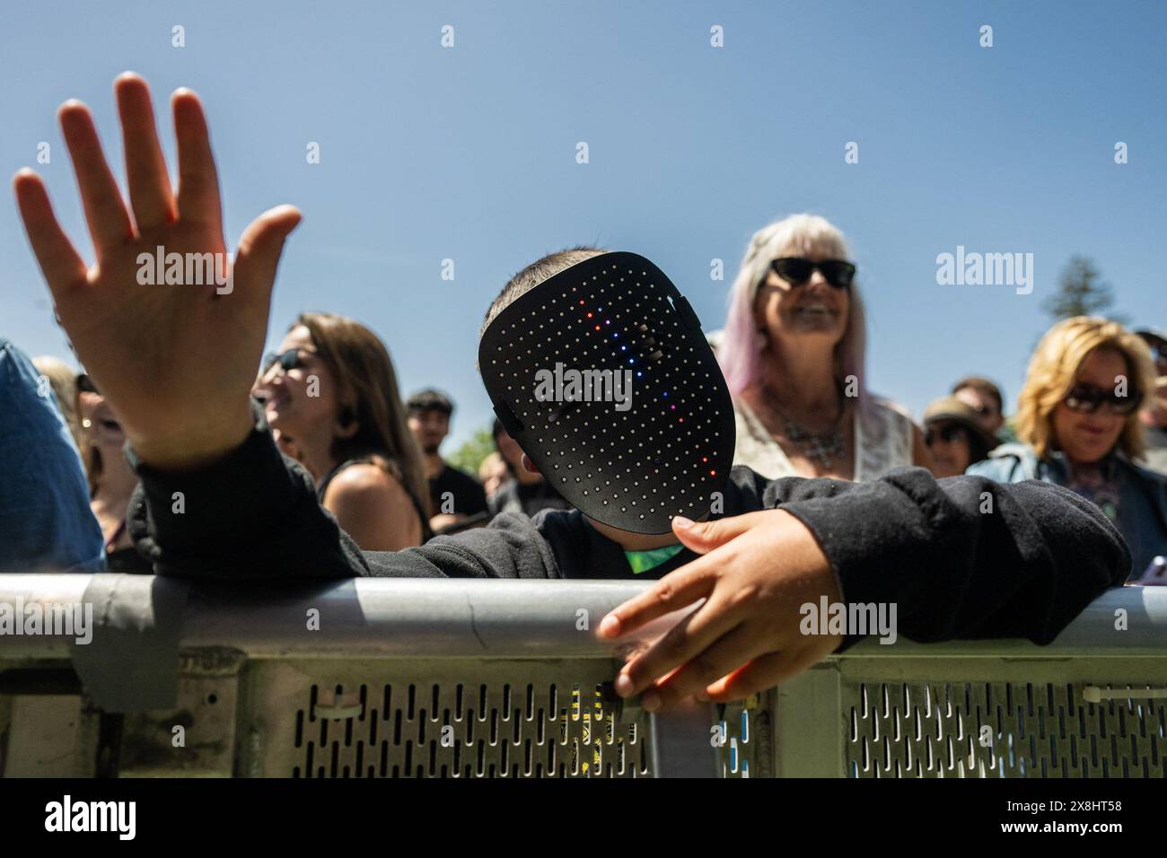 Napa, USA. 24th May, 2024. Crowd for BoyWithUke on Day 1 of BottleRock Napa Valley at Napa ...