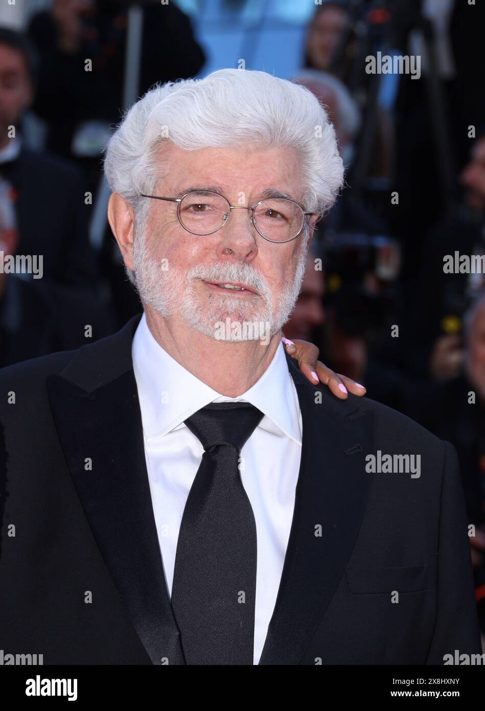 Cannes, France. 25th May, 2024. George Lucas attends the Red Carpet of ...