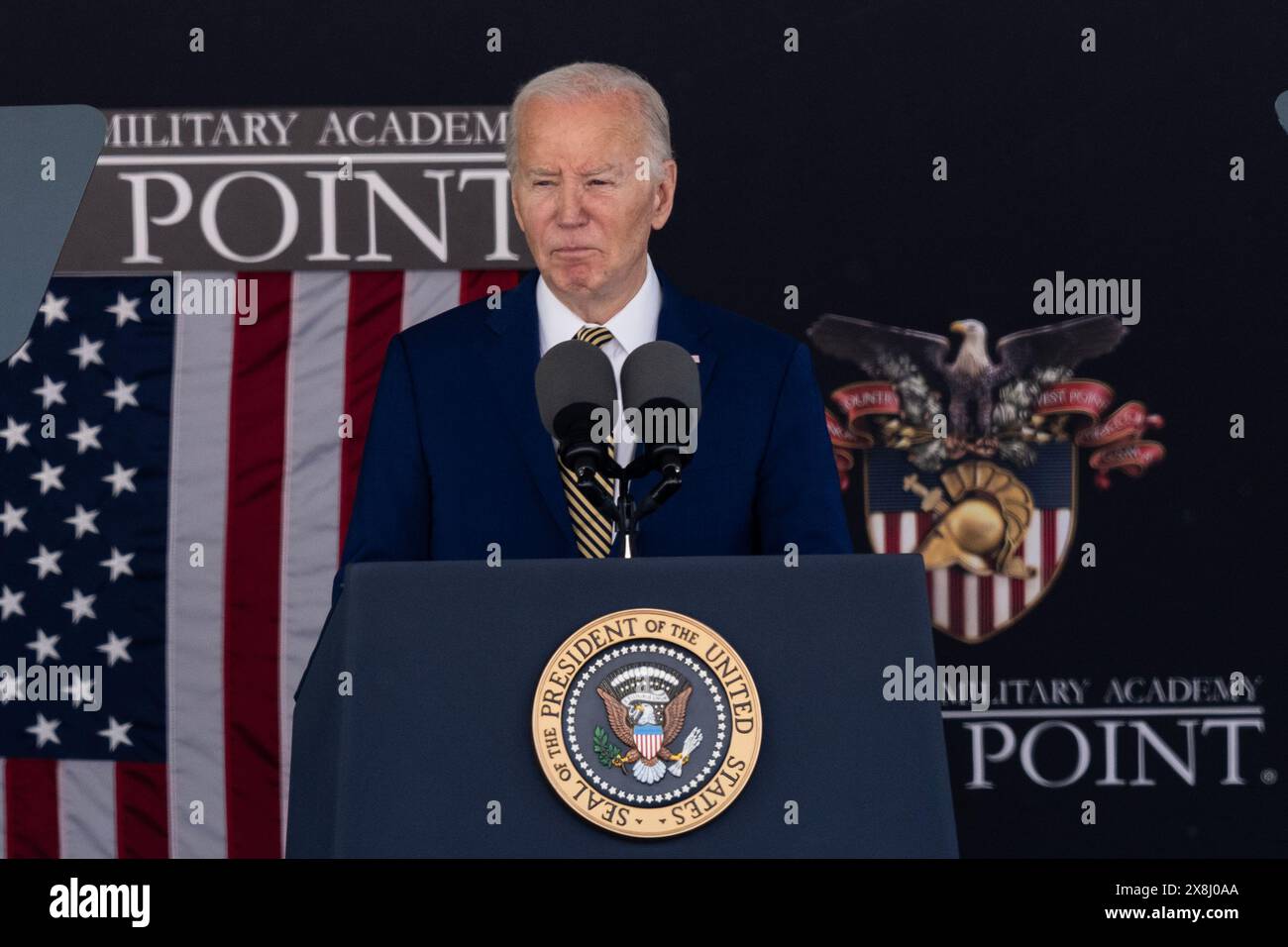 President Joe Buden delivers commencement speech during U.S. Military ...
