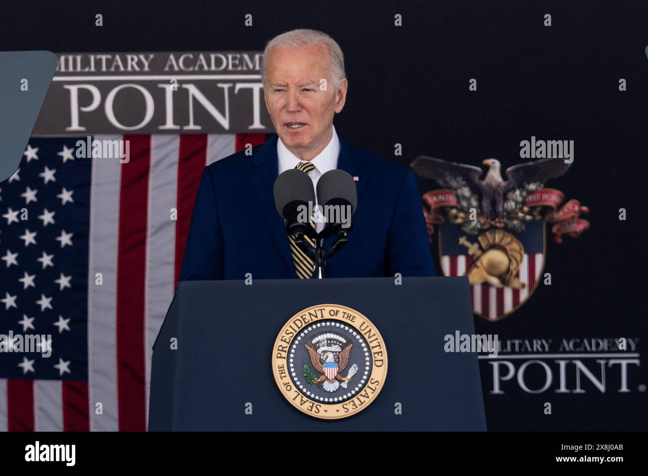 President Joe Buden delivers commencement speech during U.S. Military ...