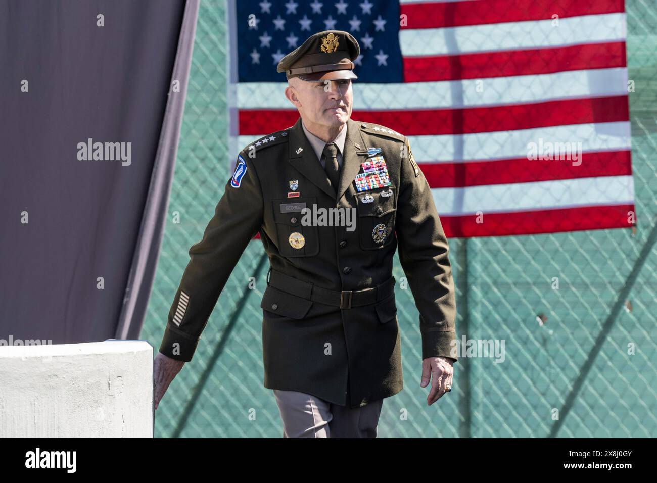 West Point, New York, USA. 25th May, 2024. GEneral Randy George arrives for U.S. Military ...