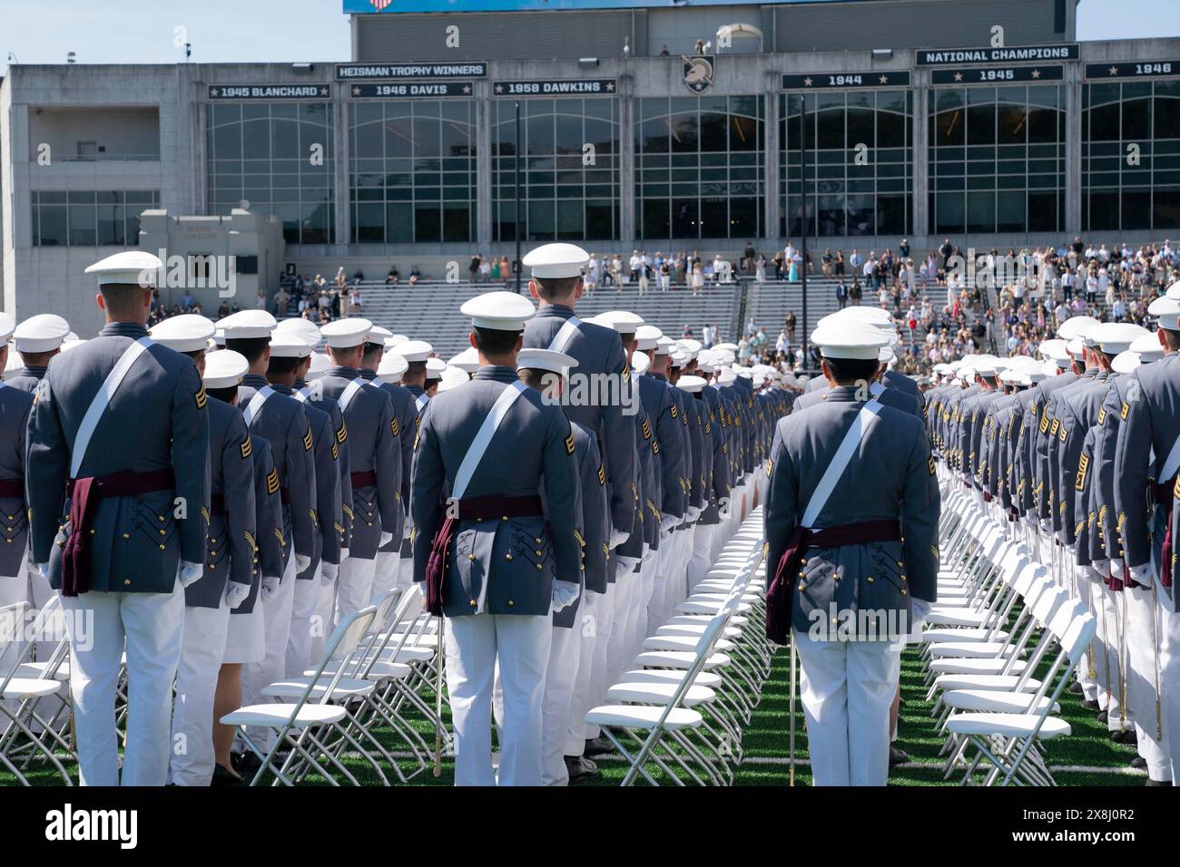 West Point, New York, USA. 25th May, 2024. Graduates arrive for U.S ...